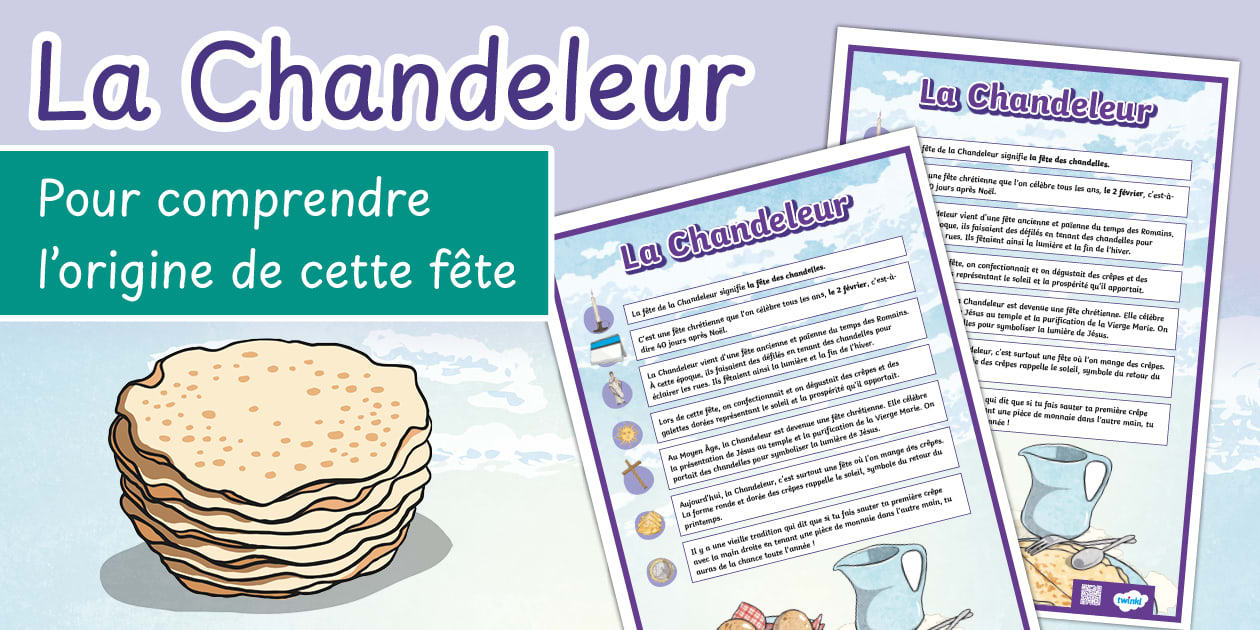 Poster d'informations : La Chandeleur