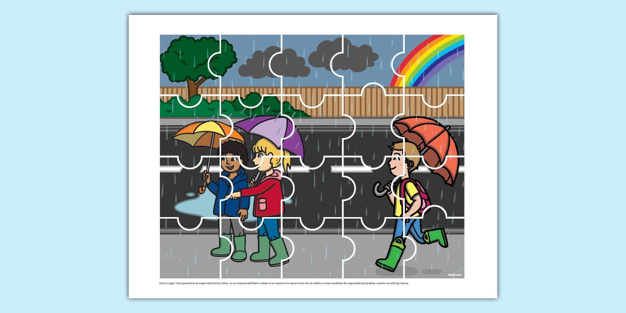 Rompecabezas: El invierno (Teacher-Made) - Twinkl