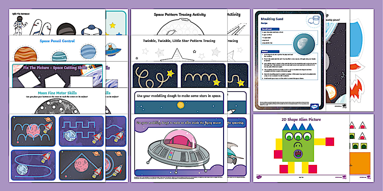 EYFS Space Fine Motor Skills Pack | Twinkl (teacher made)