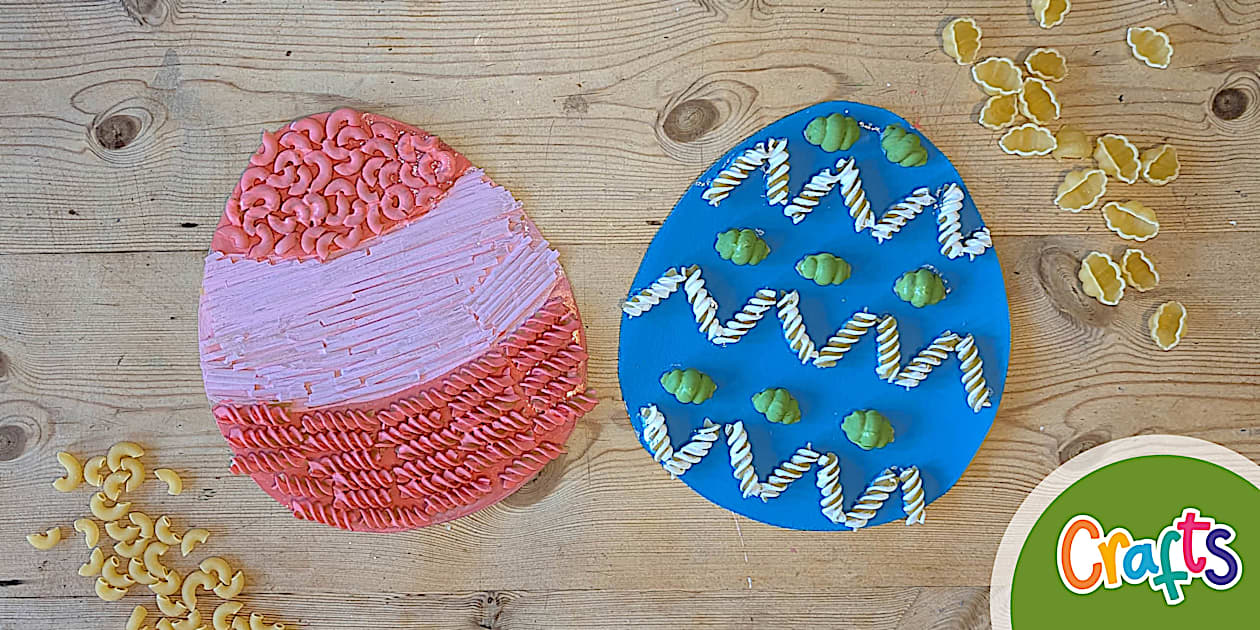 Painted Pasta Easter Eggs - Twinkl