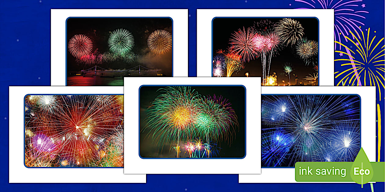 Fireworks Display Photos - Twinkl