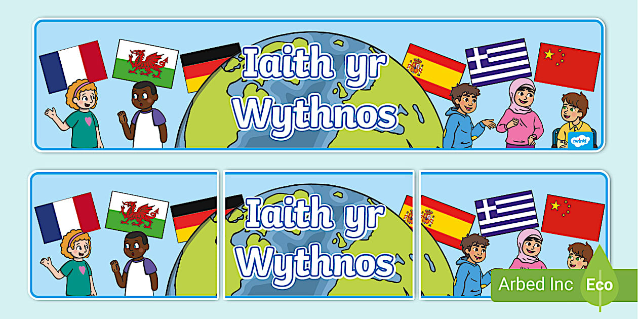 Baner 'Iaith yr Wythnos' (teacher made) - Twinkl