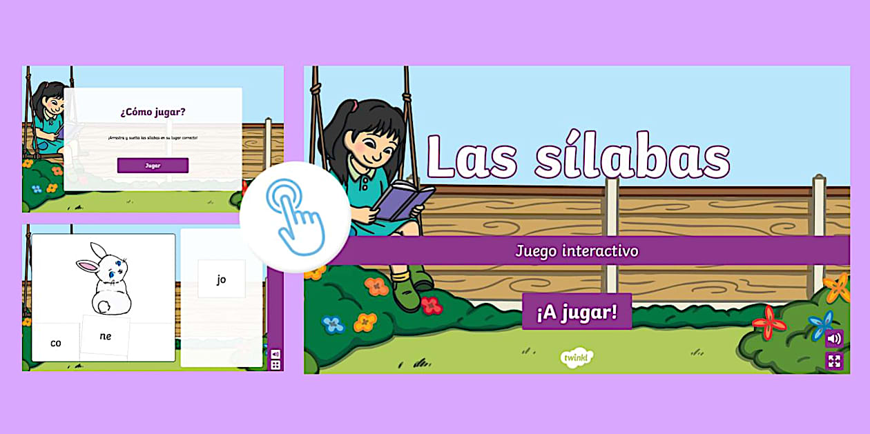 Juego interactivo: Las sílabas - Twinkl