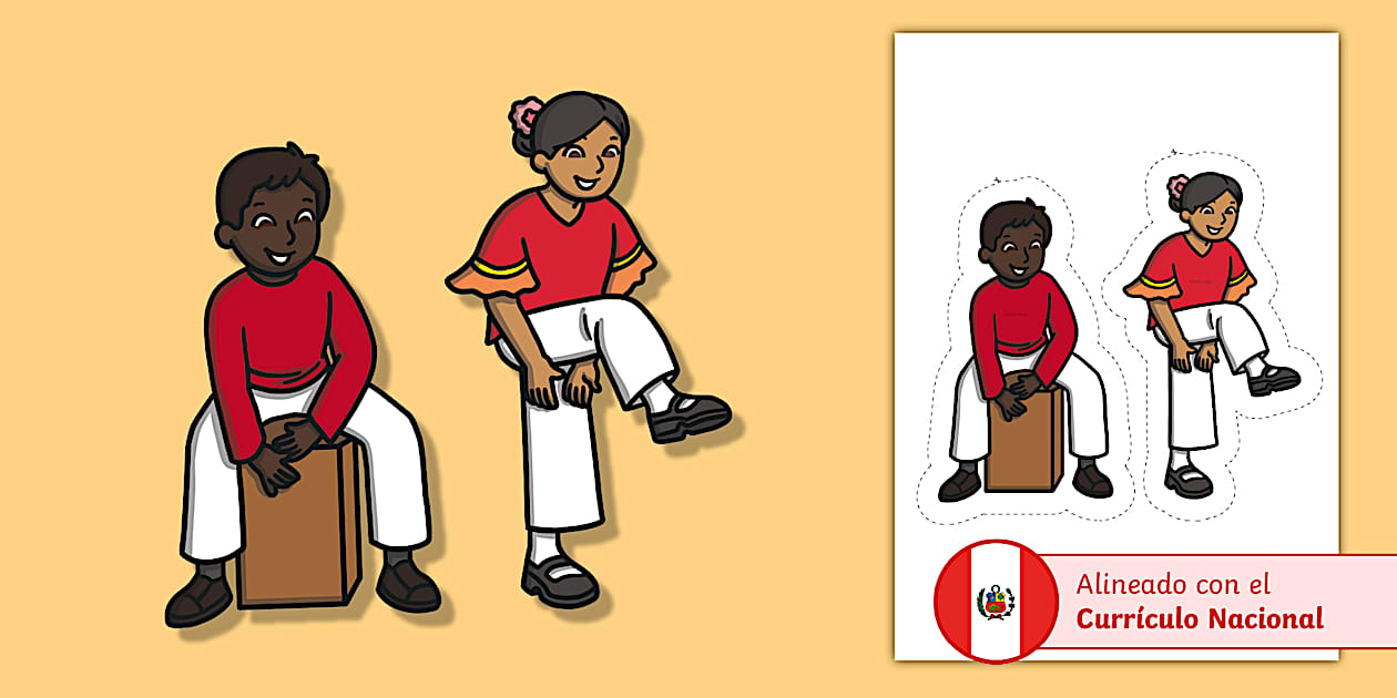 Dibujo de la danza del zapateo | Recursos Educativos Twinkl