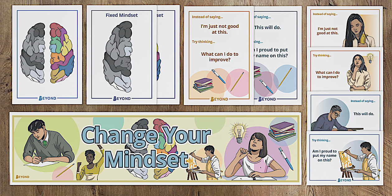 Growth Mindset Posters (teacher made) - Twinkl
