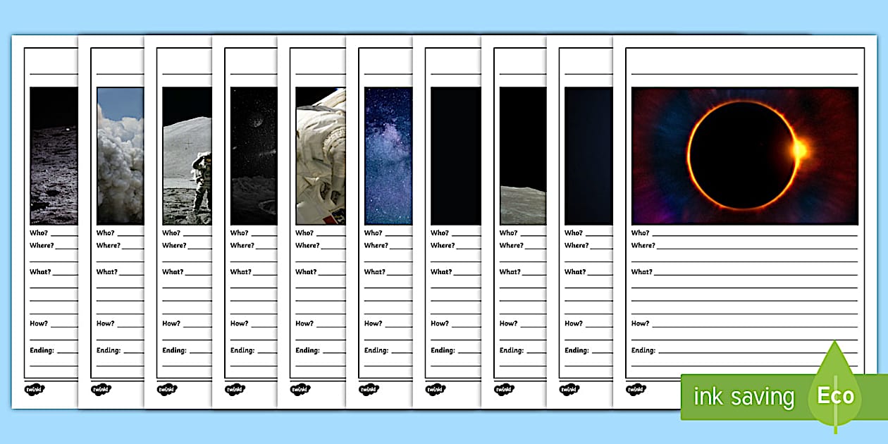 Earth and Space Sciences Picture Prompt Writing Templates