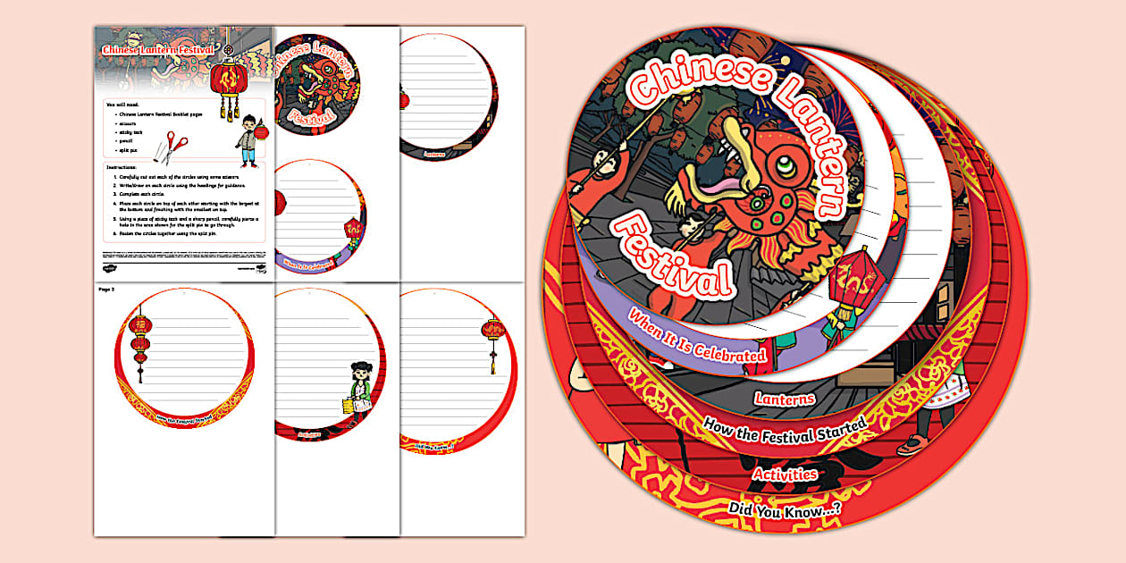 Chinese Lantern Festival Circles Booklet (teacher made)