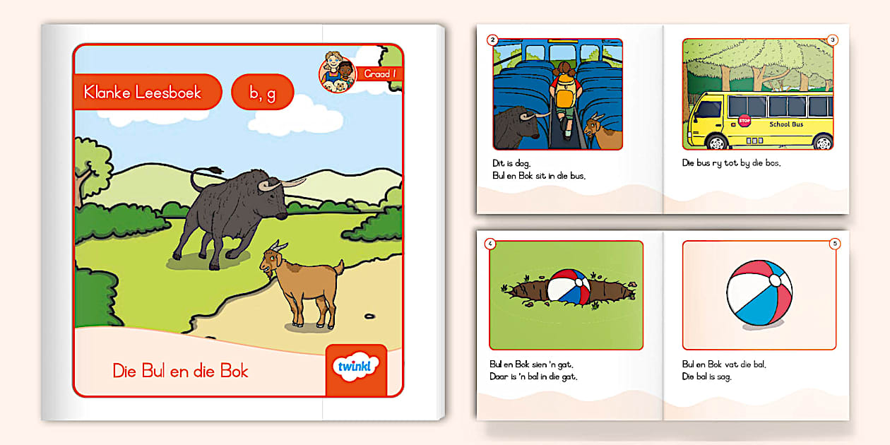 Graad 1 Klanke eBoek b, g (teacher made) - Twinkl