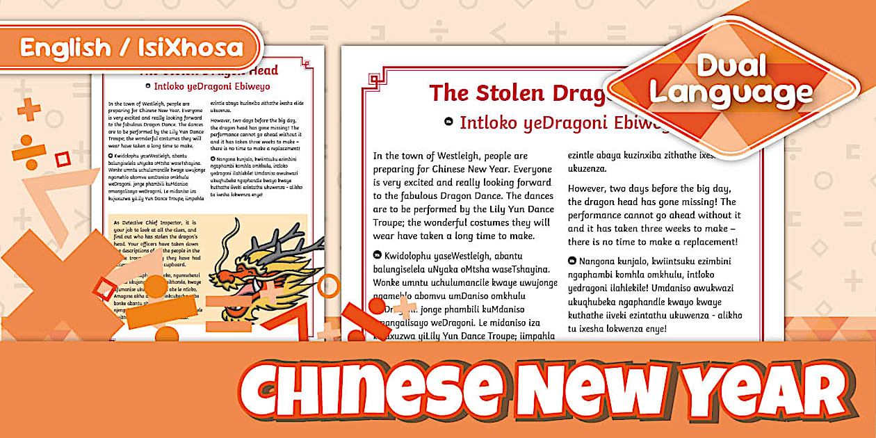 Chinese New Year Mystery Game IsiXhosa/English (CAPS Aligned)