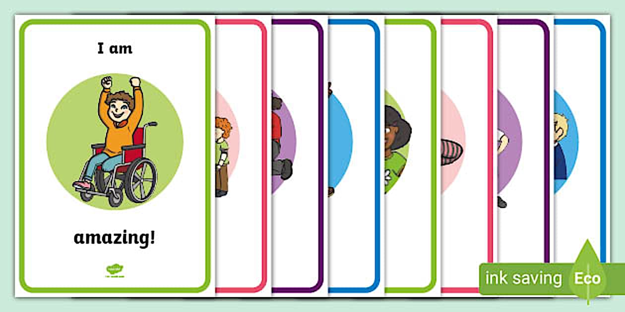 I Am Amazing Posters (teacher made) - Twinkl