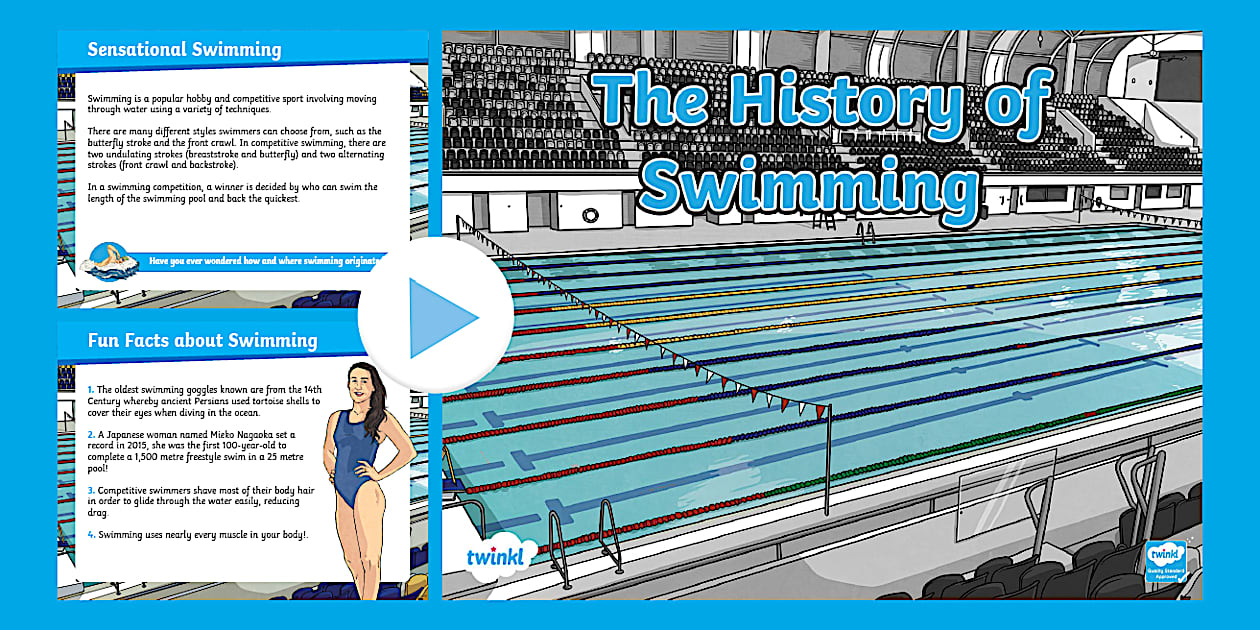 History of Swimming PowerPoint (teacher made) - Twinkl