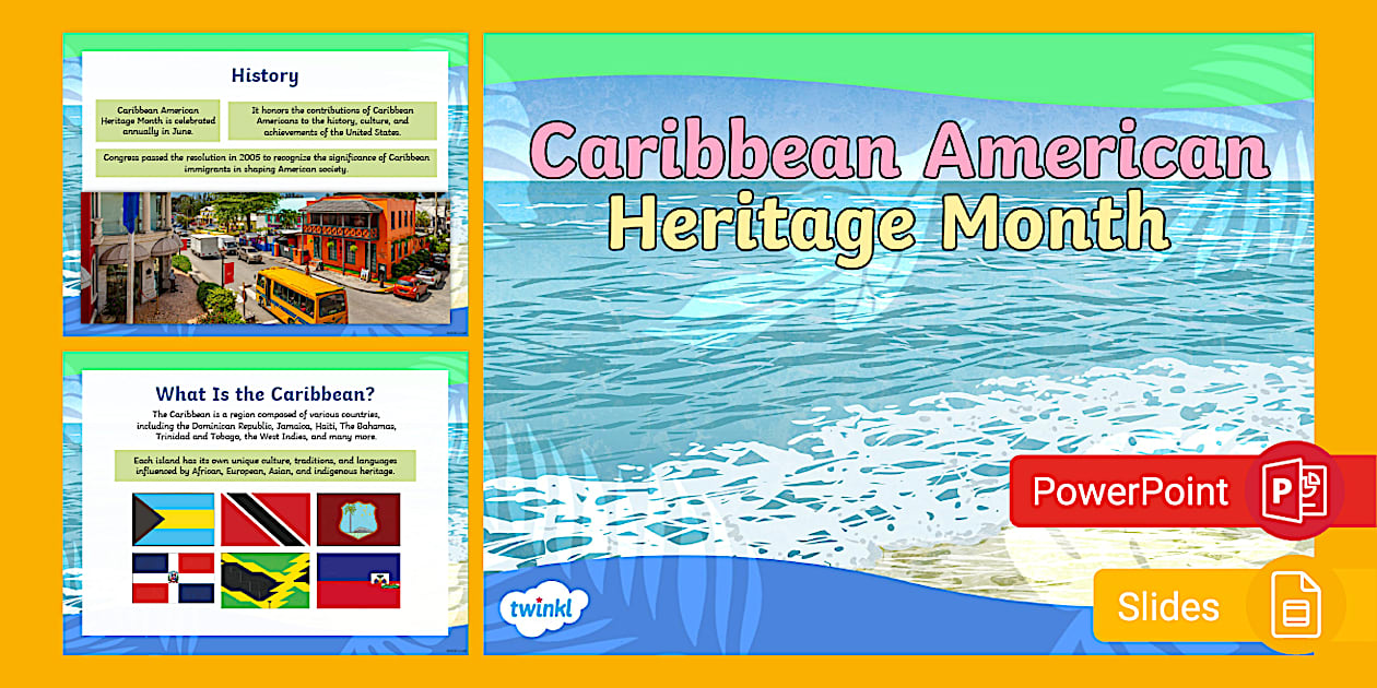 Caribbean American Heritage Month PowerPoint & Google Slides