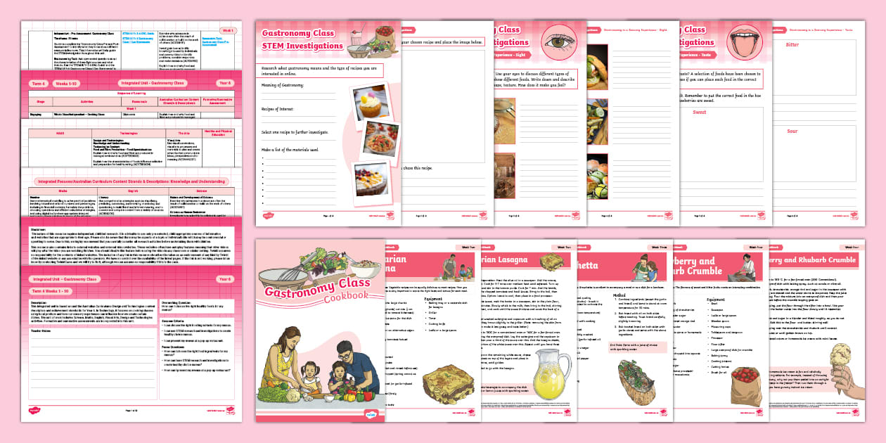 STEM IU Yr 6 Gastronomy Class Wk 5-6 (teacher made) - Twinkl