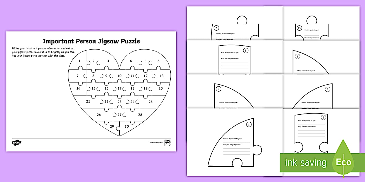 VIC Physical and Social Changes Relationships Class Jigsaw Puzzle