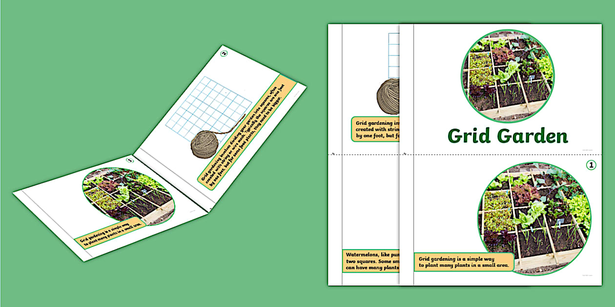 Grid Garden Printable Book (Teacher-Made) - Twinkl