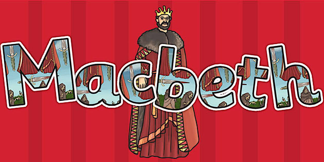 Macbeth Display Lettering (teacher made) - Twinkl