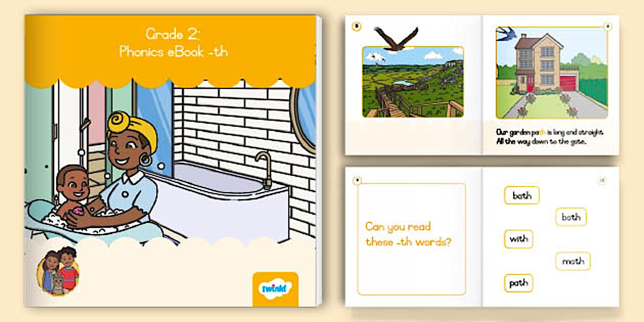 Grade 2 Phonics eBook: -th
