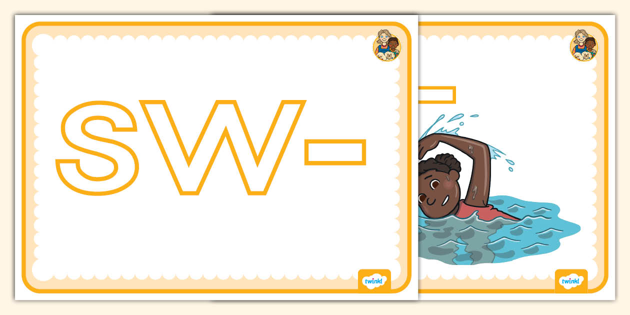 Graad 2 Klanke Plakkate sw- (l'enseignant a fait) - Twinkl