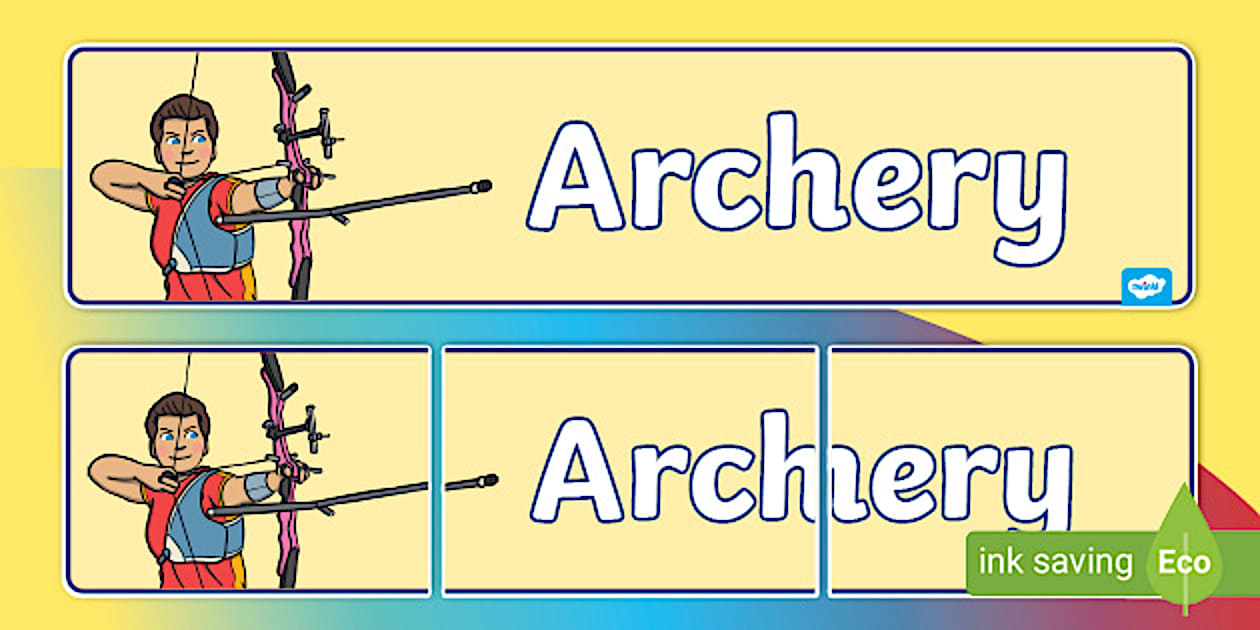 Archery Role Play Display Banner (teacher made) - Twinkl