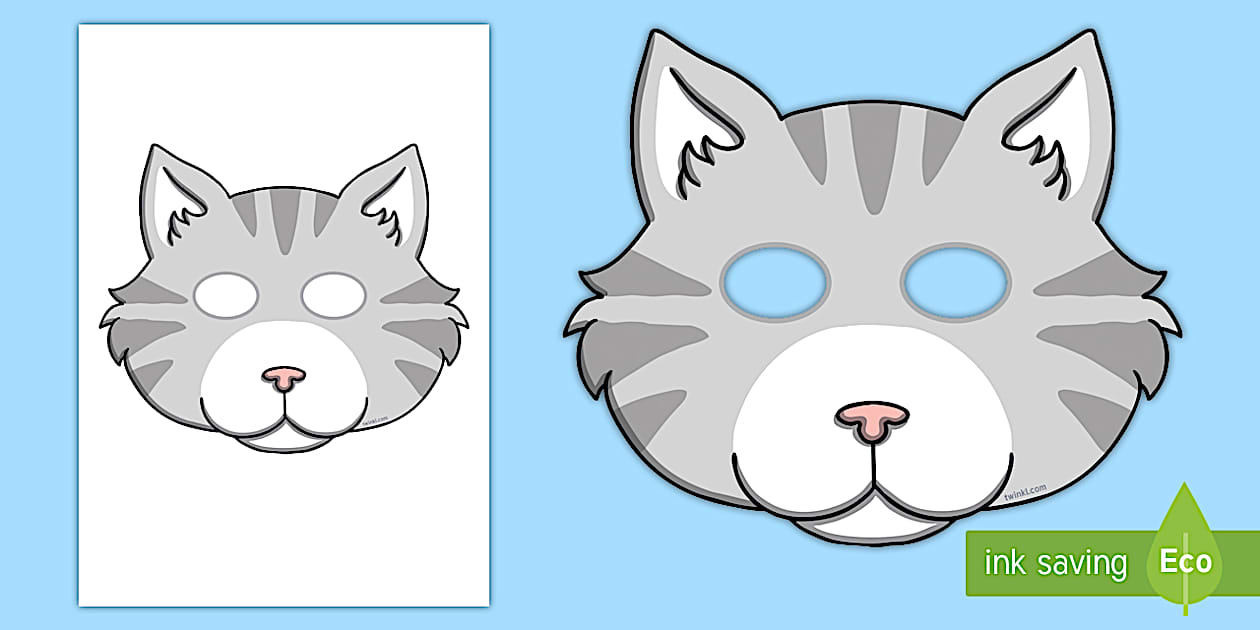 Cat Mask | Role-Play Activities | Twinkl Kindergarten