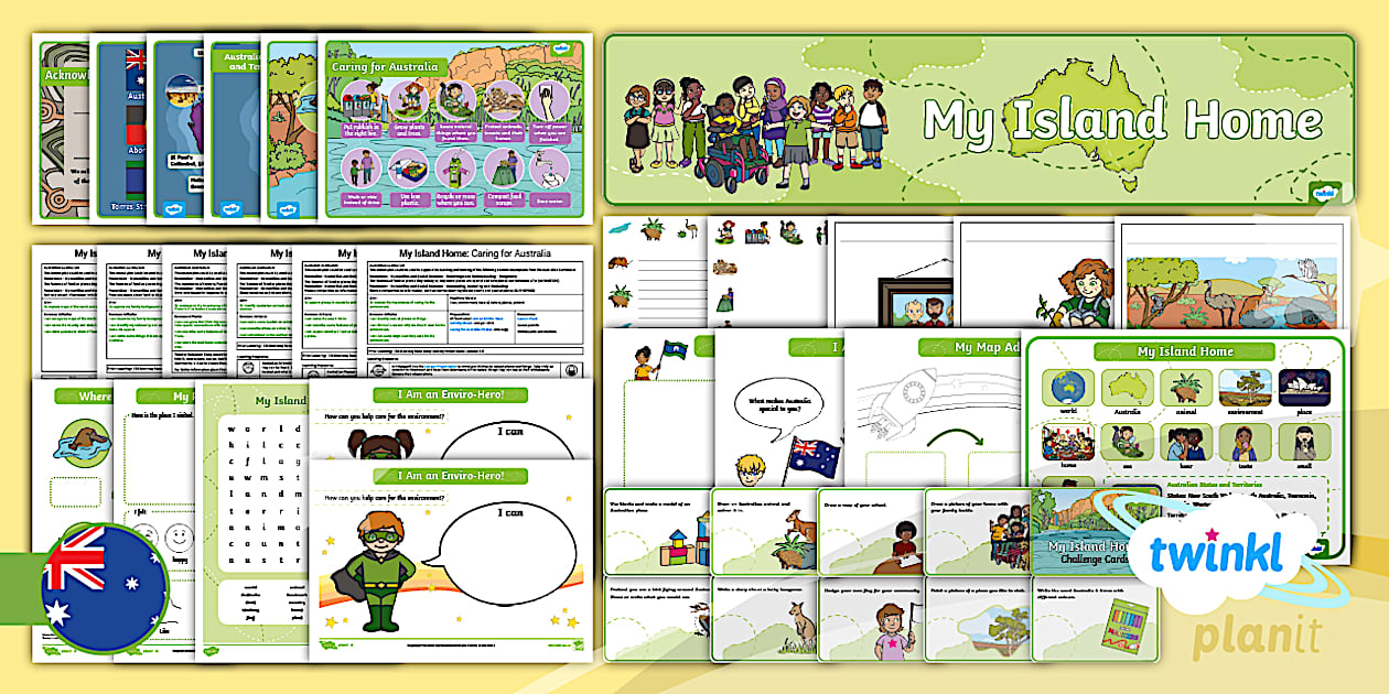 Foundation HASS Geography My Island Home Unit Pack