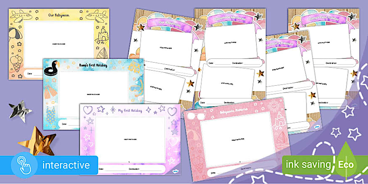 FREE! - Printable Babymoon Keepsake For Parents | Twinkl