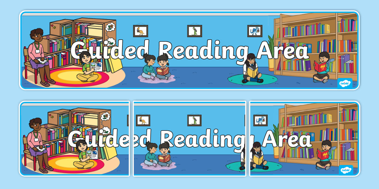 Guided Reading Area Display Banner - Twinkl
