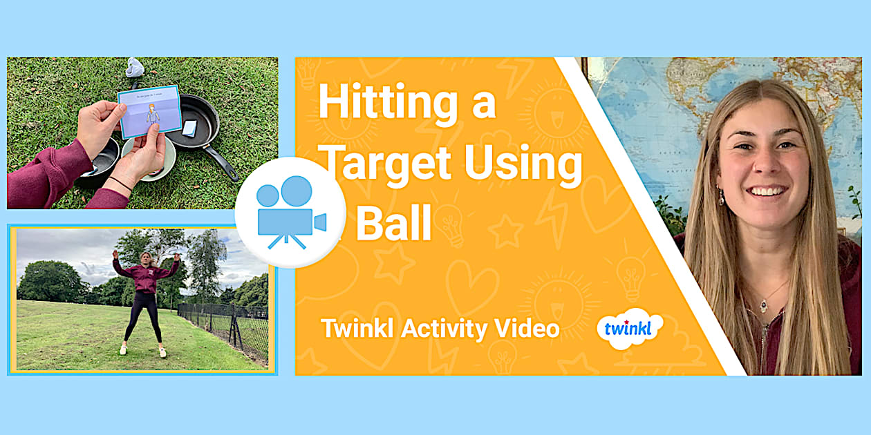 KS1 (Ages 5-7) Activity Video: Hitting a Target Using a Ball