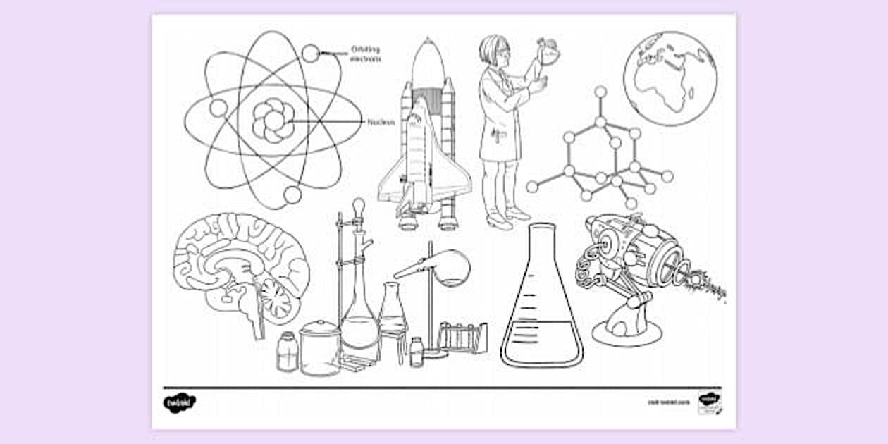 Science Colouring | Colouring Sheets (teacher made) - Twinkl
