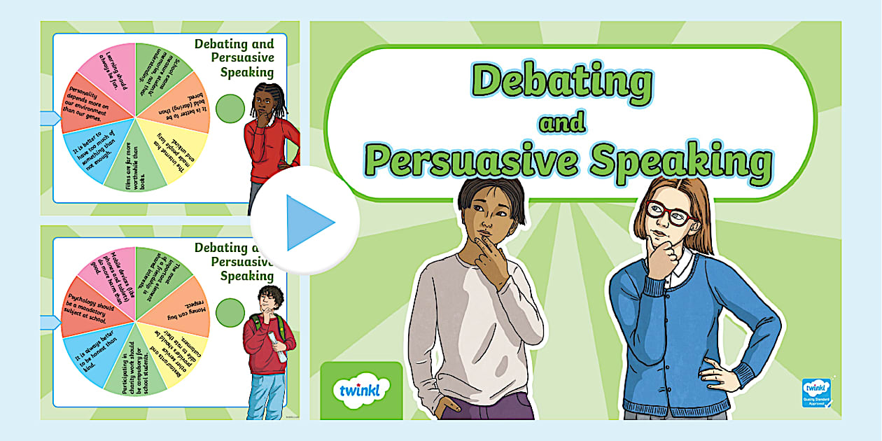 Debating and Persuasive Speaking PowerPoint (teacher made)