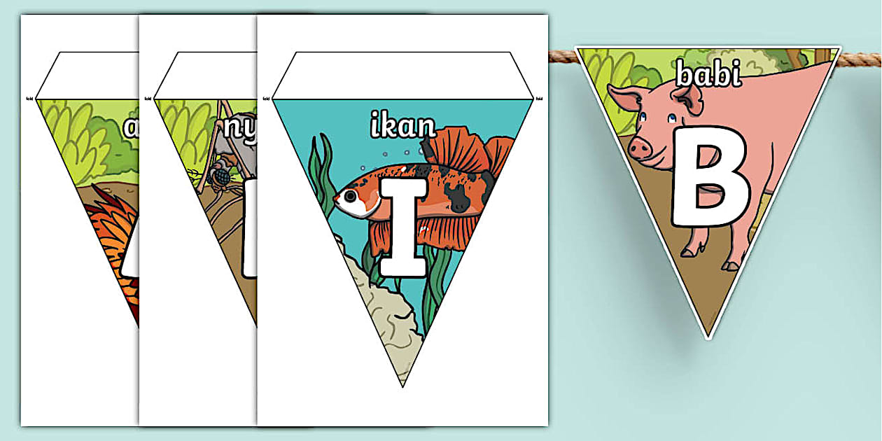 Binatang Bunting Indonesian Animals (teacher made) - Twinkl