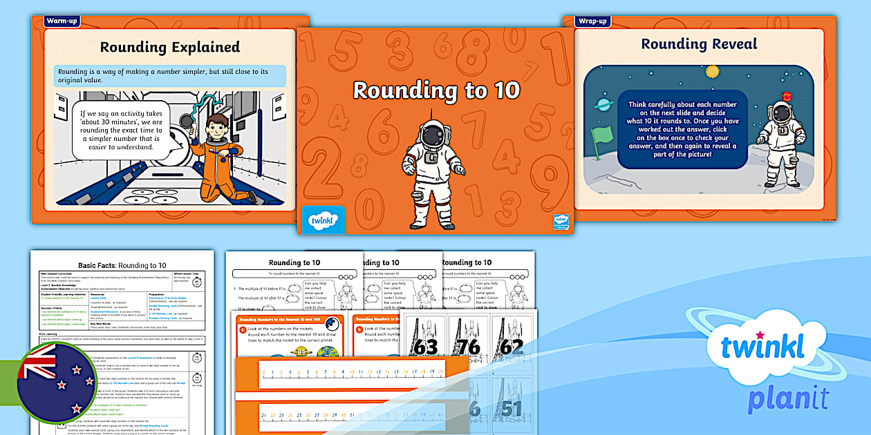 Phase 2 Operations: Round to the Nearest 10 or 100 (Rounding to 10)