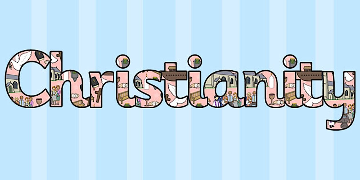 Editable Christianity Display Lettering - Twinkl