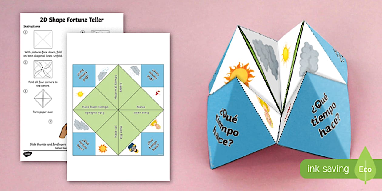 Adivinador de Origami (teacher made) - Twinkl