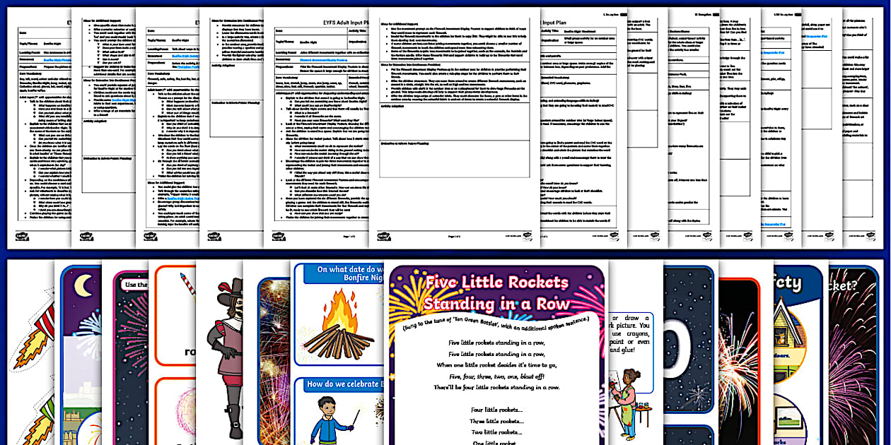 EYFS Bonfire Night Planning and Resource Pack (Reception)