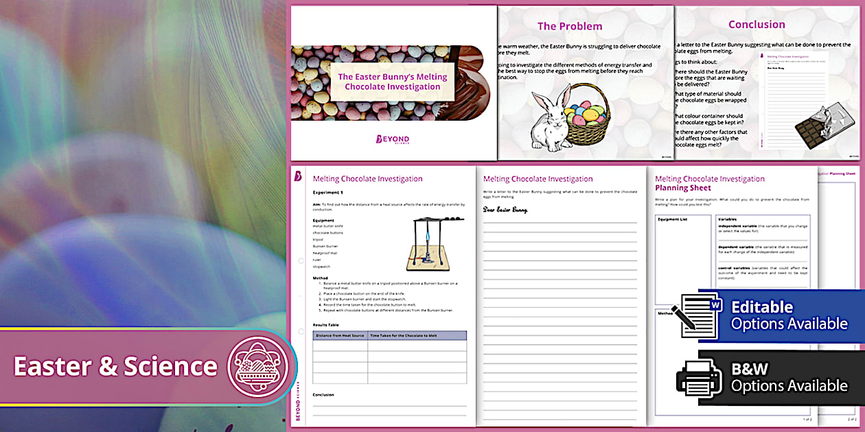 KS3 Easter Melting Chocolate Experiment | Beyond Science