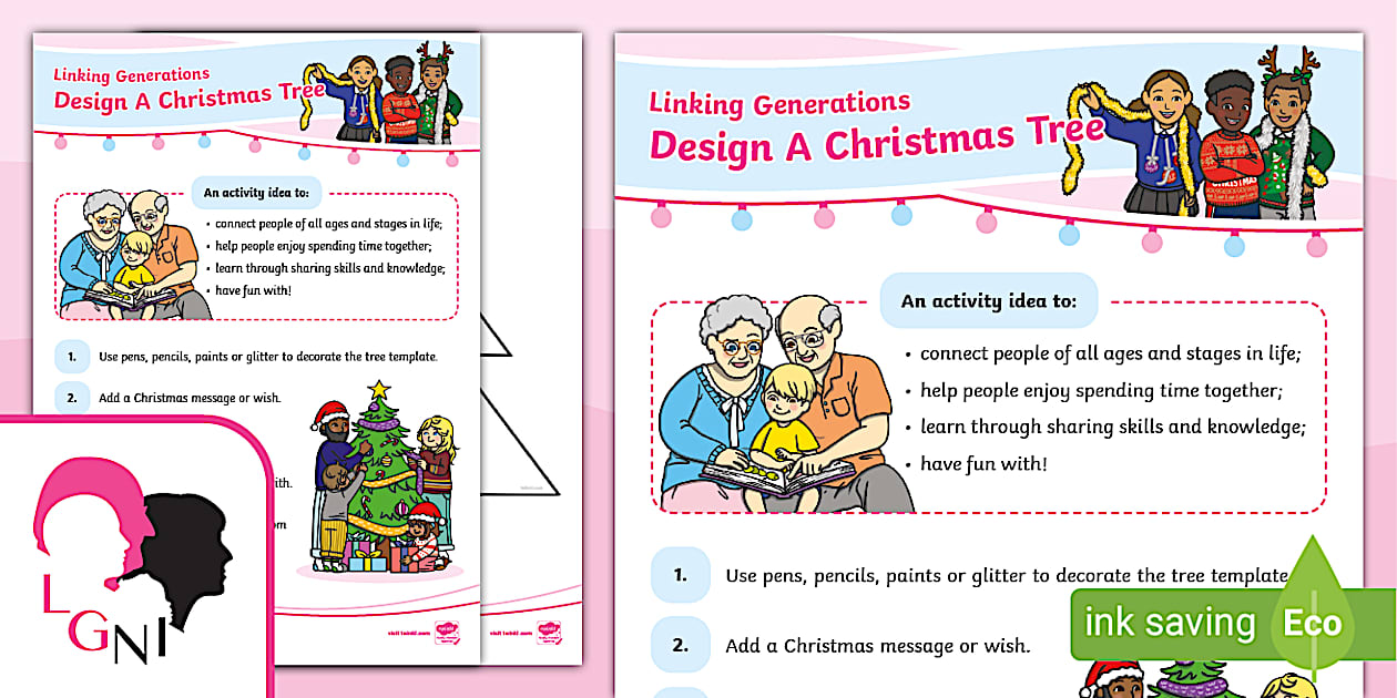 FREE! - Linking Generations - Design A Christmas Tree
