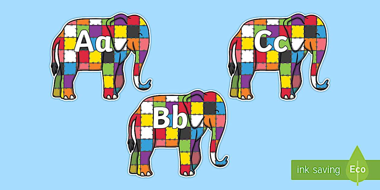 Cursive A-Z Alphabet on Elmer to Support Teaching on Elmer