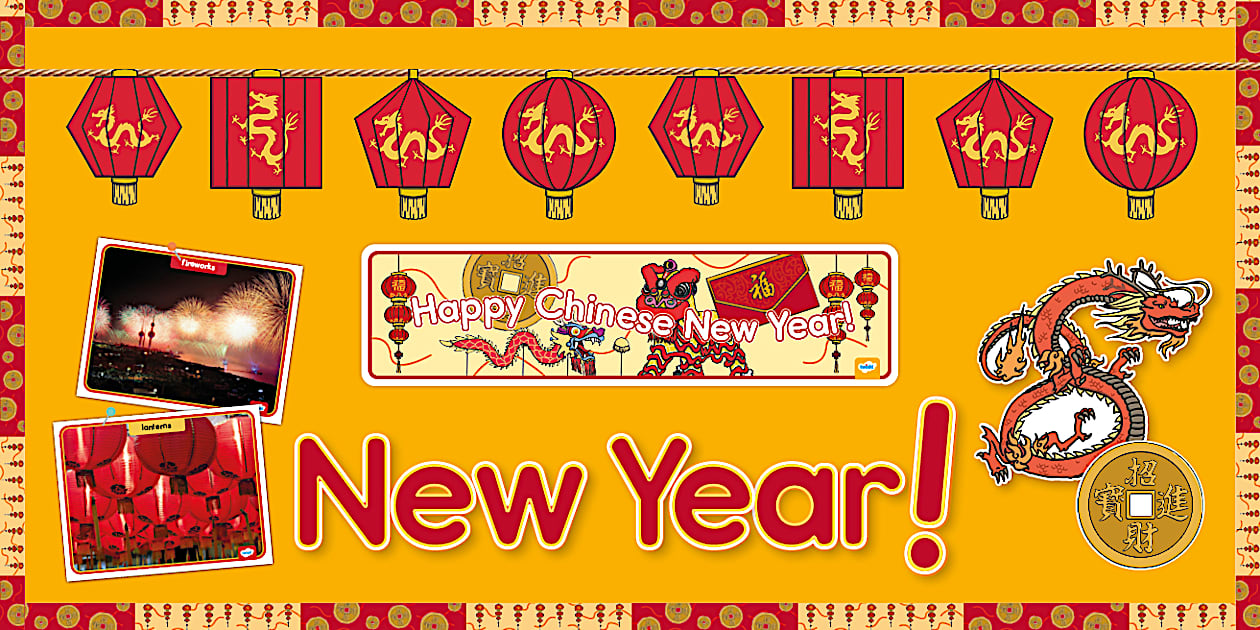 Chinese New Year Bulletin Board Pack