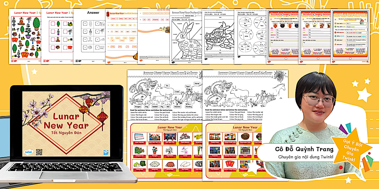 Bộ Tài Nguyên ESL Từ Vựng & Ngữ Pháp Chủ Đề Tết Nguyên Đán 2026