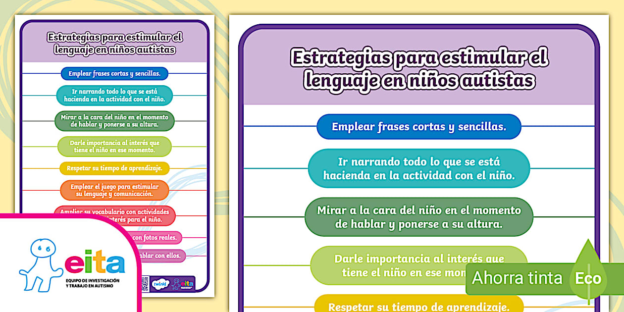 FREE! - Estrategias para estimular el lenguaje en niños autistas