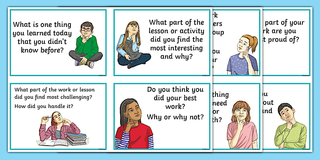 Feedback Questions Discussion Cards (teacher made) - Twinkl