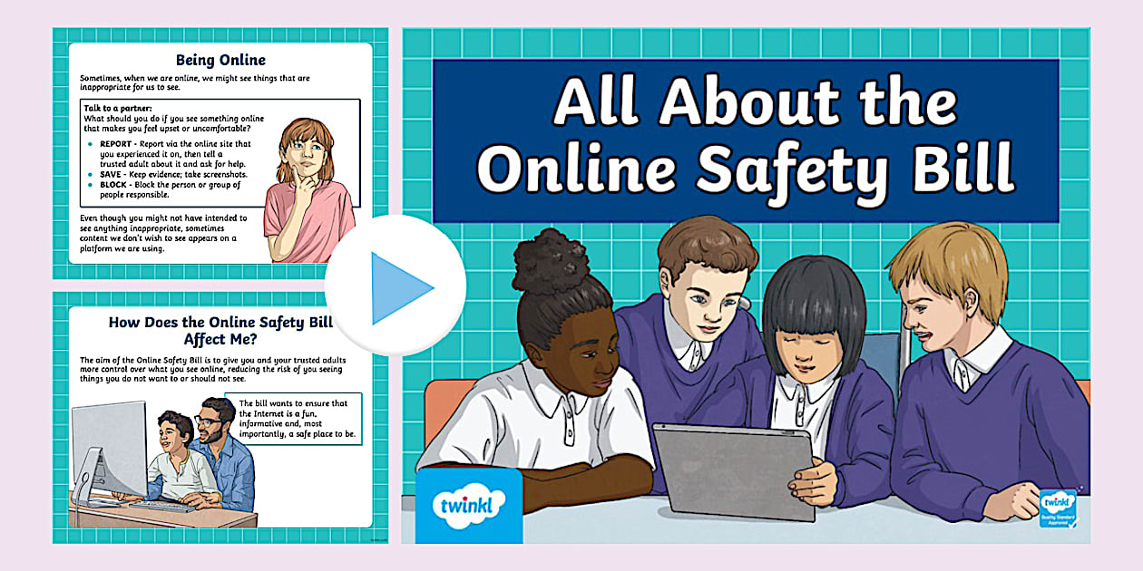 Online Safety Bill: KS2 Information PowerPoint - Twinkl