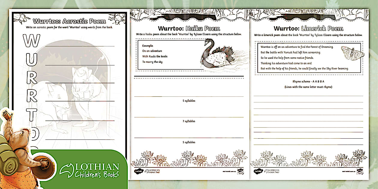 Wurrtoo Poem Pack | Twinkl (teacher made) - Twinkl