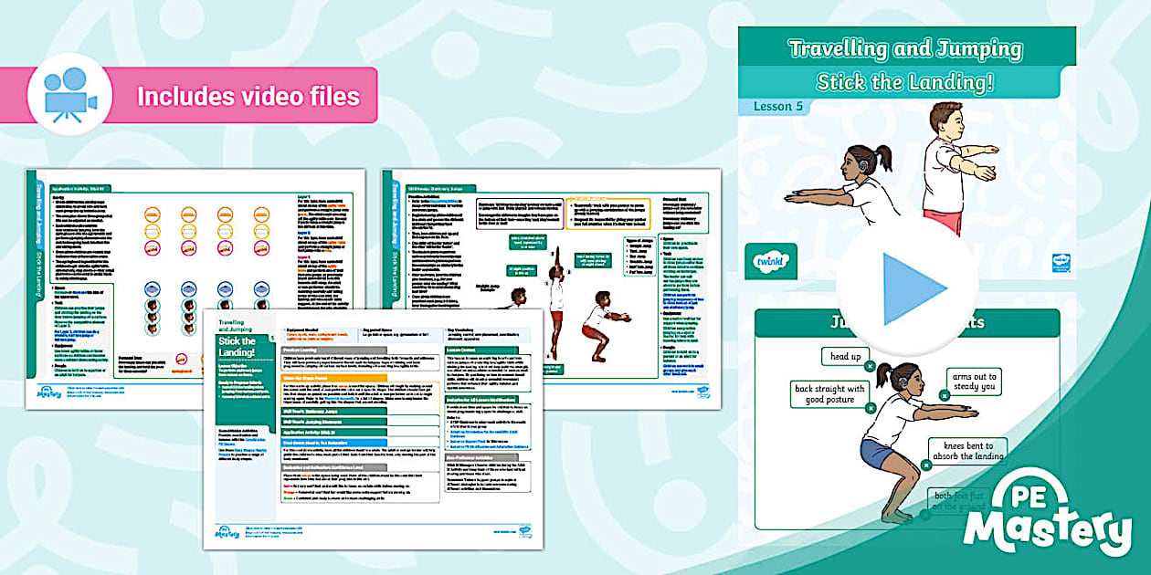 PE Mastery: Year 3 Gymnastics Travelling and Jumping