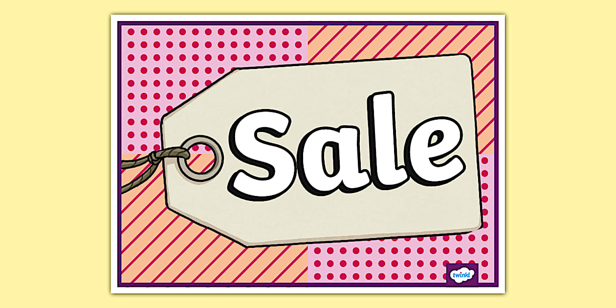 Sale Display Poster (teacher made) - Twinkl