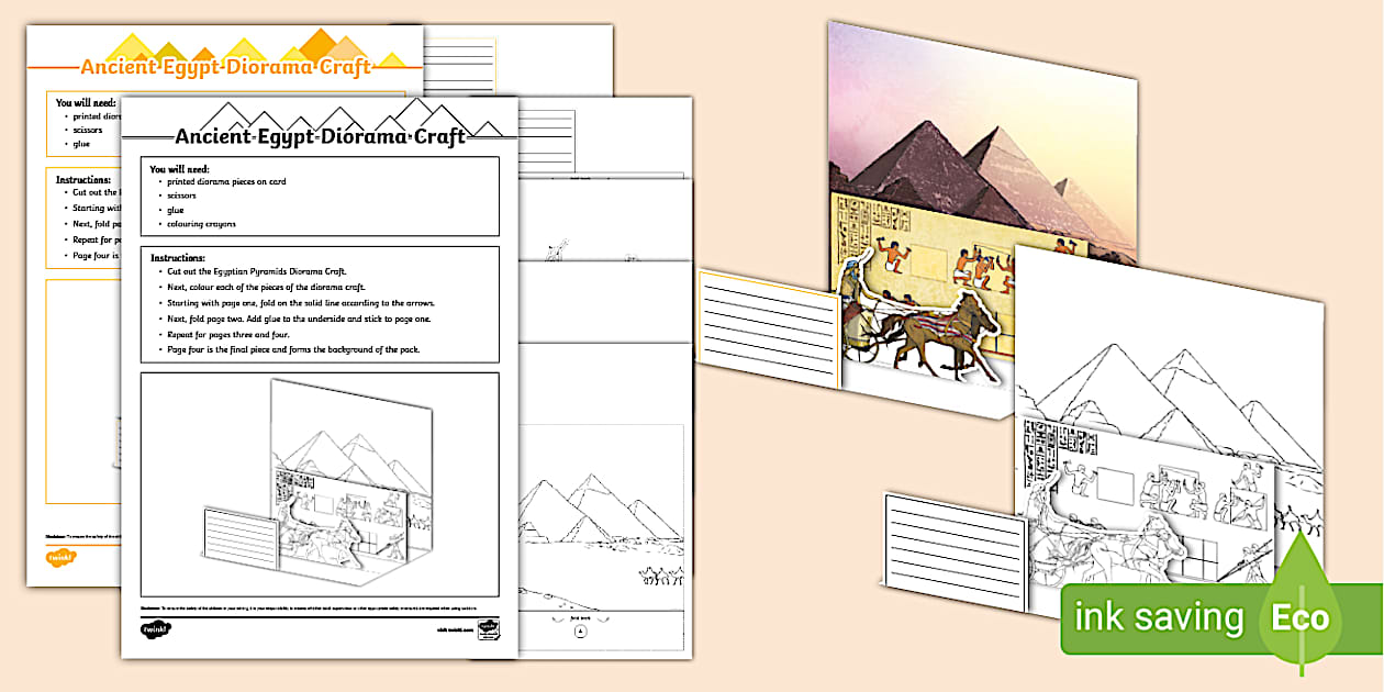 Ancient Egypt Diorama Craft