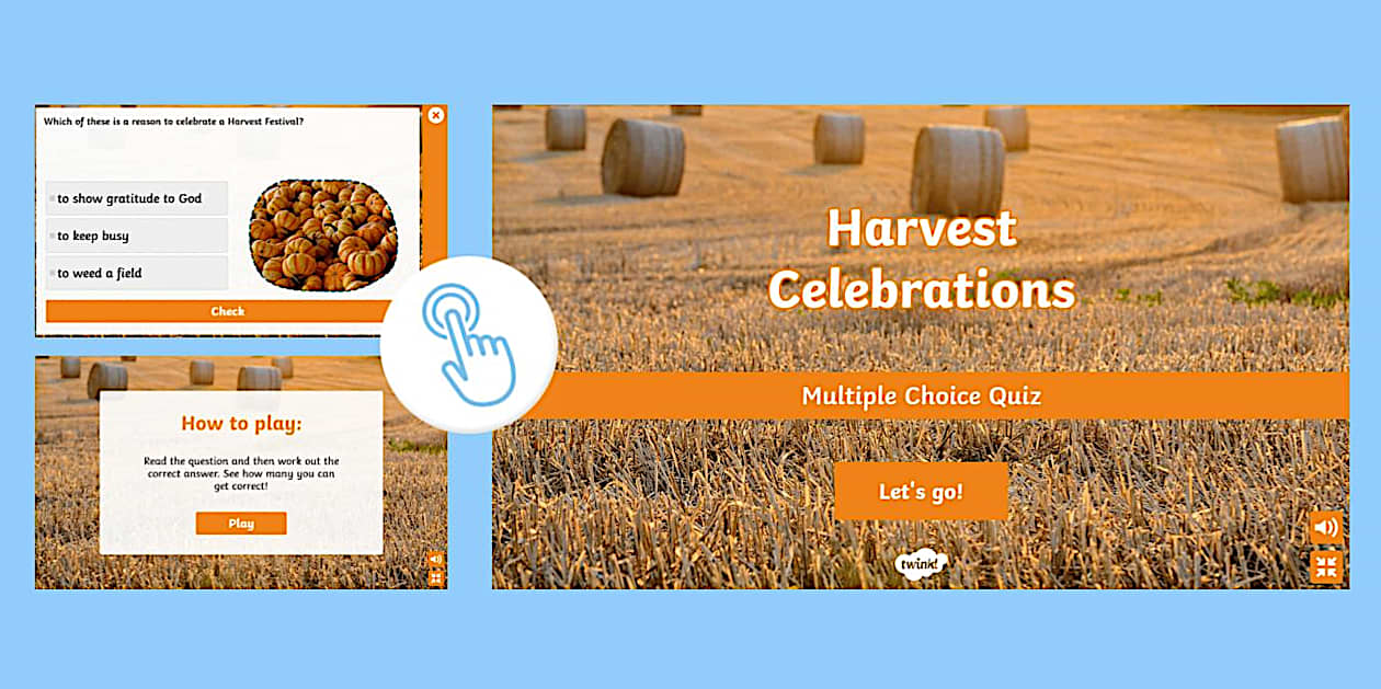 * NEW * RE: Harvest Celebrations: LKS2 Interactive Quiz