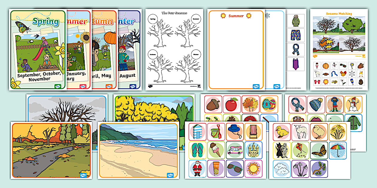 Seasons Activity Pack | Spring Writing Prompt Kindergarten