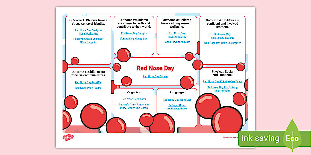 Red Nose Day Topic Planner (teacher made) - Twinkl